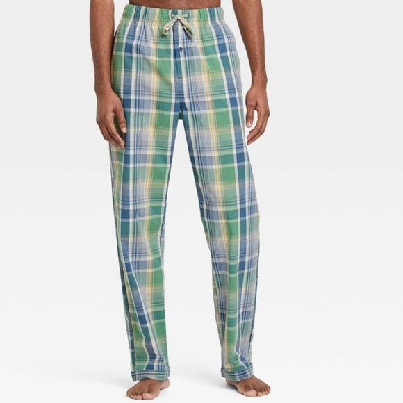 Goodfellow & Co | Pants | Goodfellow Co Medium Blue And Green Pajama ...